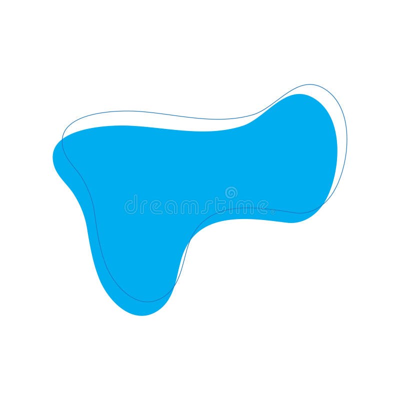 Blob icon with four bumps stock illustration. Illustration of design ...