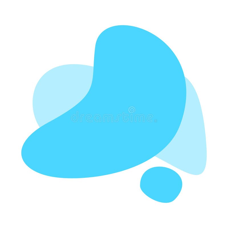 Blob Organic Shape for Copy Space. Abstract Fluid Wave Shape for ...