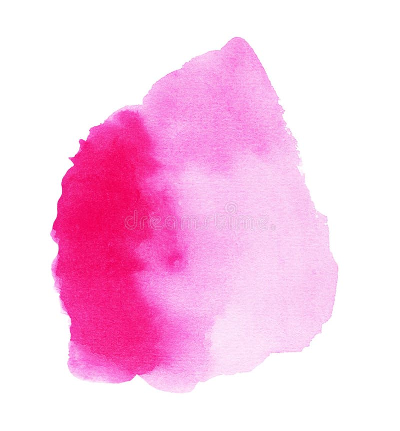 Blob of Pink Watercolor stock illustration. Illustration of creativity ...
