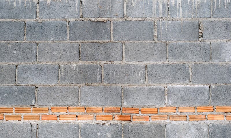 Bloc Et Mur De Briques De Ciment Photo stock - Image du configuration ...