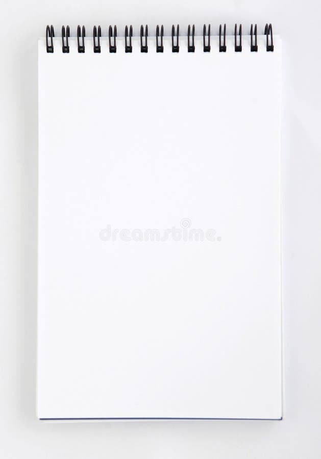 Bloc-notes blanc 2 image stock. Image du écrivez, blanc - 463713