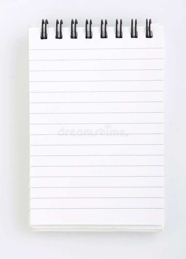 Bloc-notes blanc photo stock. Image du remarque, étudiant - 463712