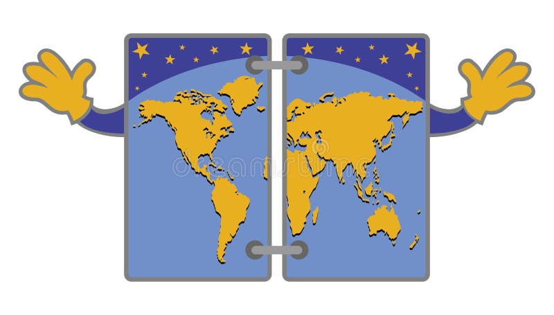 Bloc-notes drôle illustration de vecteur. Illustration du mascotte ...