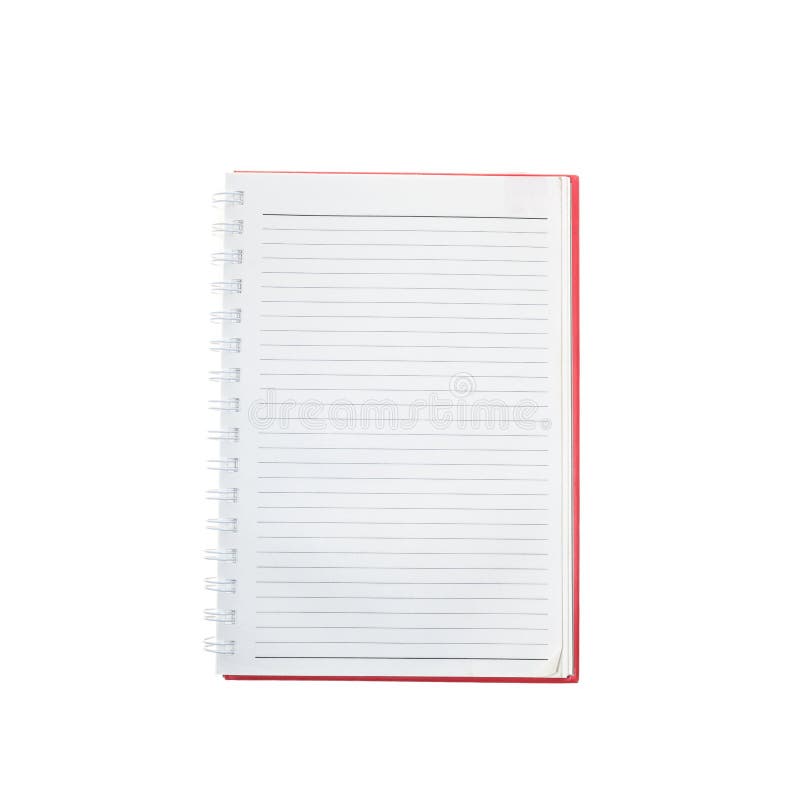 Bloc-notes Ouvert Et Fond Blanc Photo stock - Image du fond, gripper ...