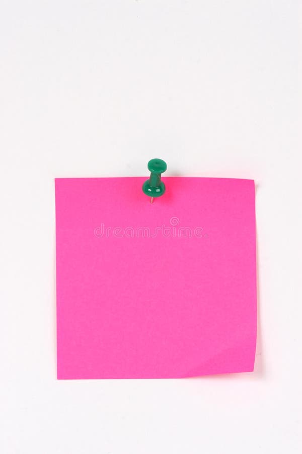 Note de post-it illustration stock. Illustration du bloc - 529341