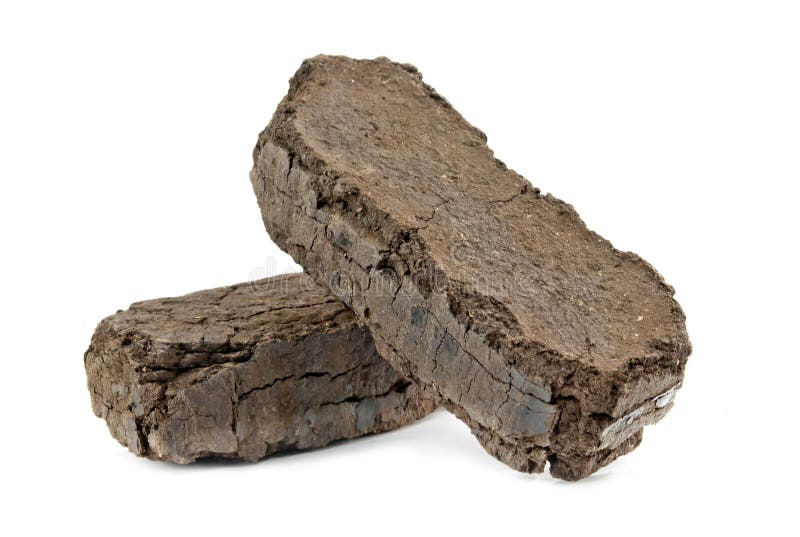 Blocchetti Del Combustibile Della Torba Immagine Stock - Immagine di ...