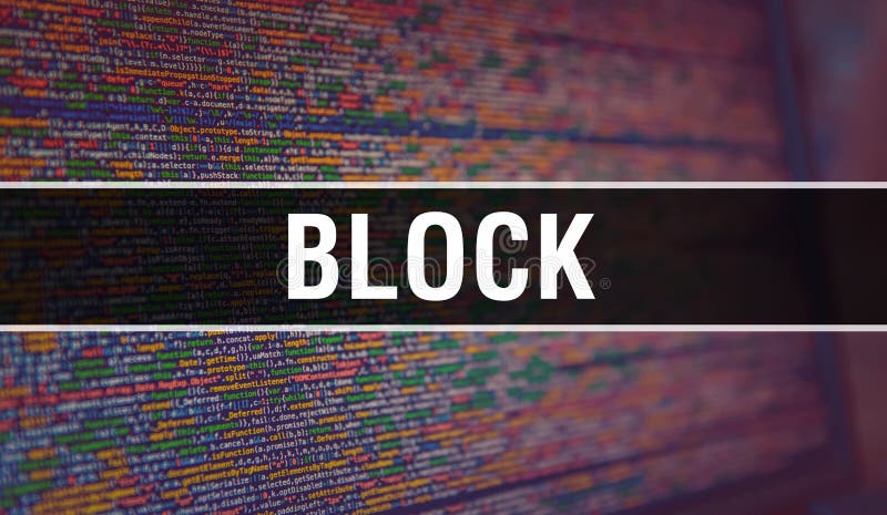 Block With Binary Code Digital Technology Background Abstract Background With Program Code And 3565