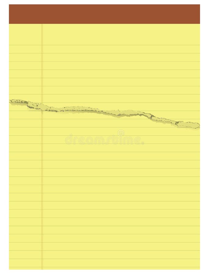 Block broken office paper stock vector. Illustration of notepad - 38665335