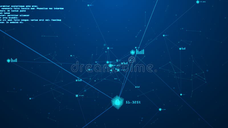 Block chain concept. stock image. Image of information - 121375935