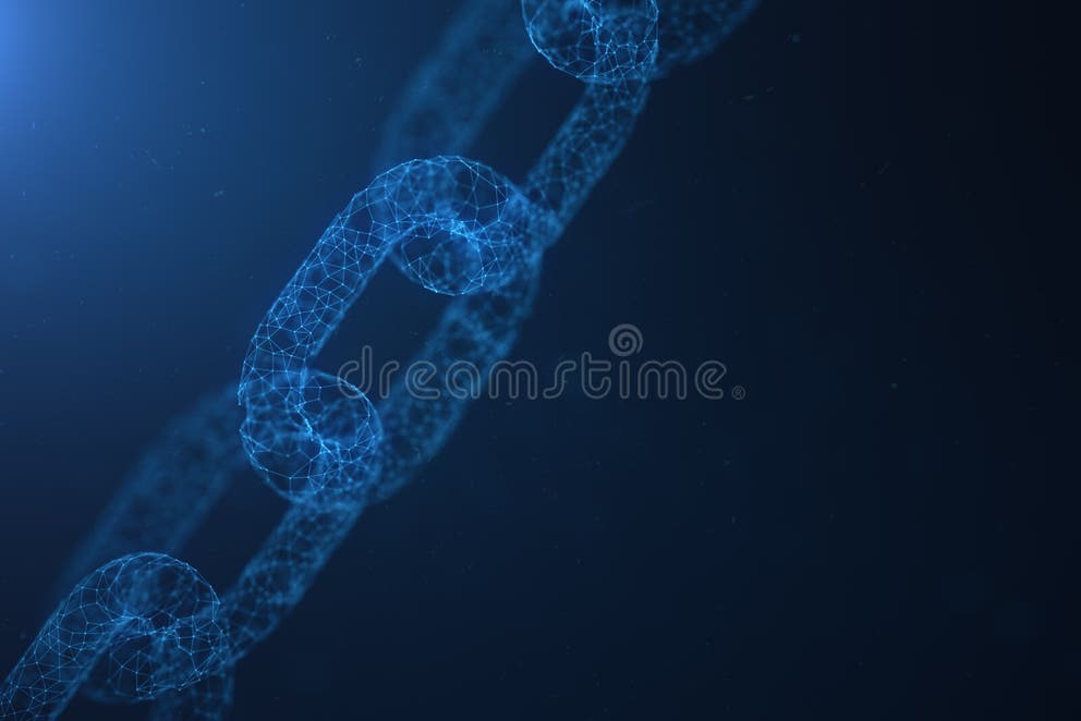 Block Chain Concept, Digital Block Chain Technology. Cryptocurrency ...