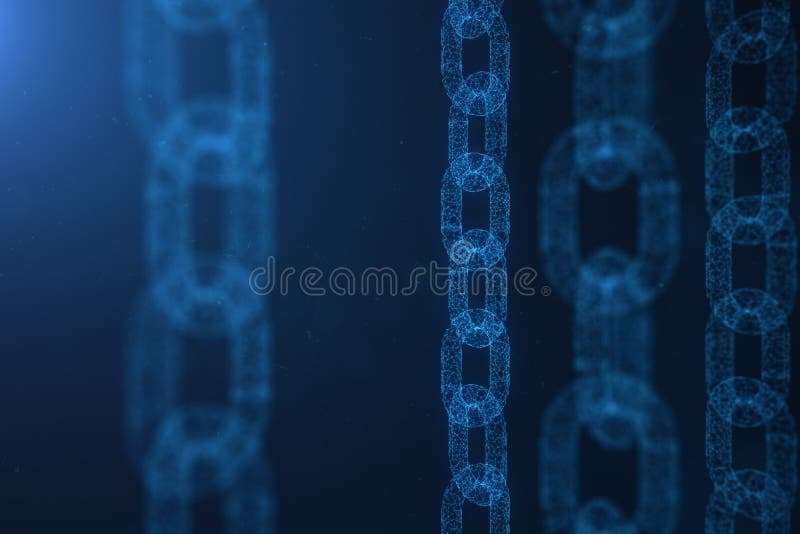 Block Chain Concept, Digital Block Chain Technology. Cryptocurrency ...