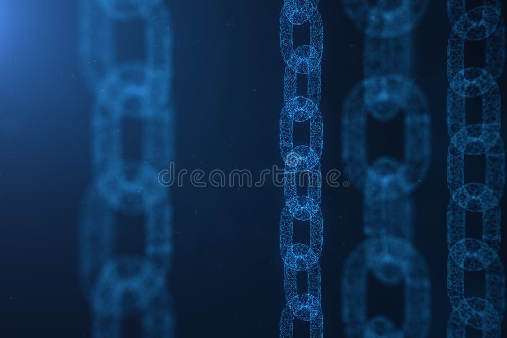 Block Chain Concept, Digital Block Chain Technology. Cryptocurrency ...