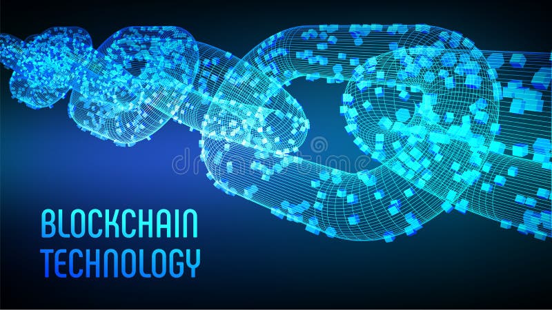 Block Chain. Crypto Currency. Blockchain Concept. 3D Wireframe Chain ... Block Chain. Crypto Currency. Blockchain Concept. 3D Wireframe Chain ...