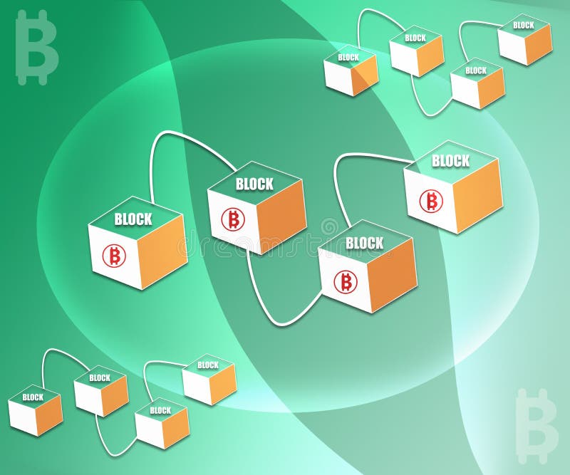 Block Chain Cryptocurrency Data Encryption Conceptual Futuristic ...