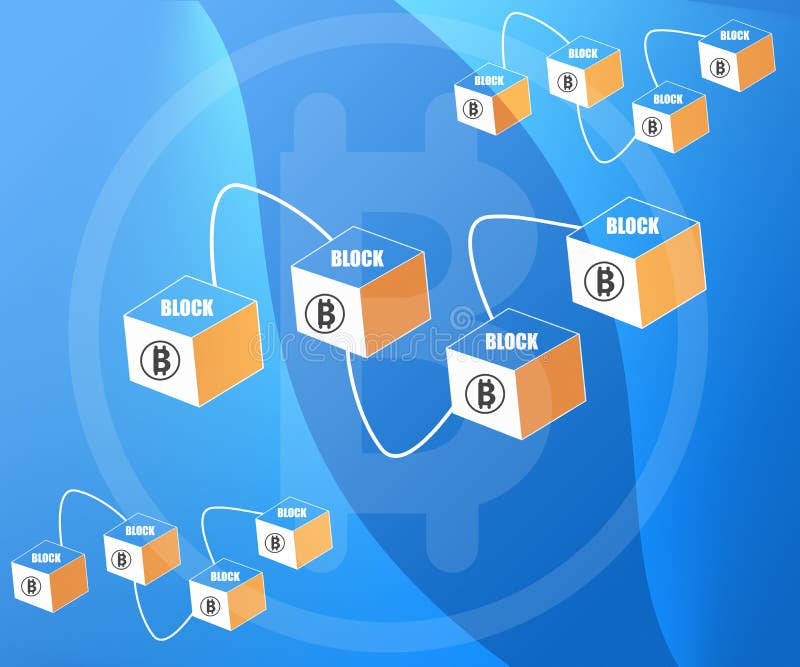 Block Chain Cryptocurrency Data Encryption Conceptual Futuristic ...