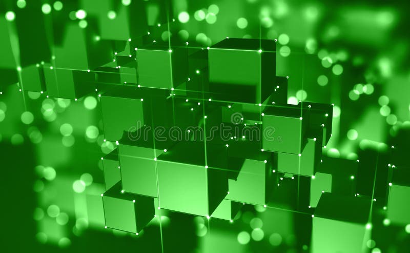 Information cubes stock illustration. Illustration of digital - 6012128