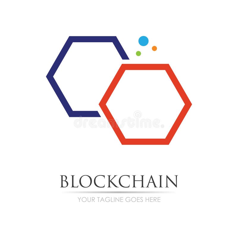 Block Chain Logo Technology Icon. Digital Vector Modern Symbol Stock ...