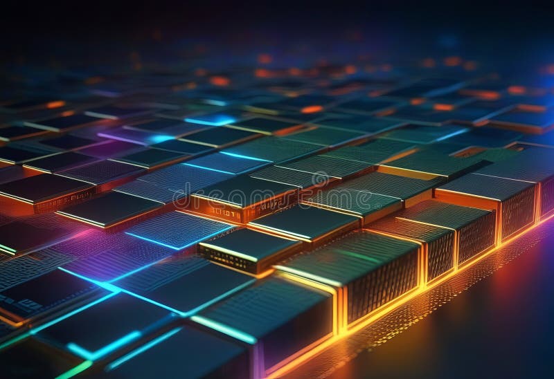 Block Chain Network and Programming Concept on Technology Stock ...