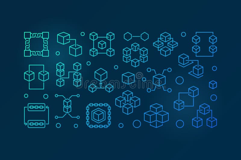 Blockchain Banner Stock Illustrations – 11,502 Blockchain Banner Stock ...