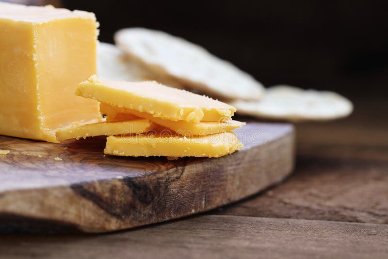 Cheddar Cheese Cubes Shallow DOF Stock Photo - Image of dairy, cheese ...