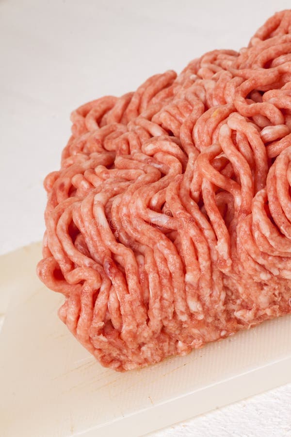 Block of Commercial Beef Mince from a Store Stock Photo - Image of ...