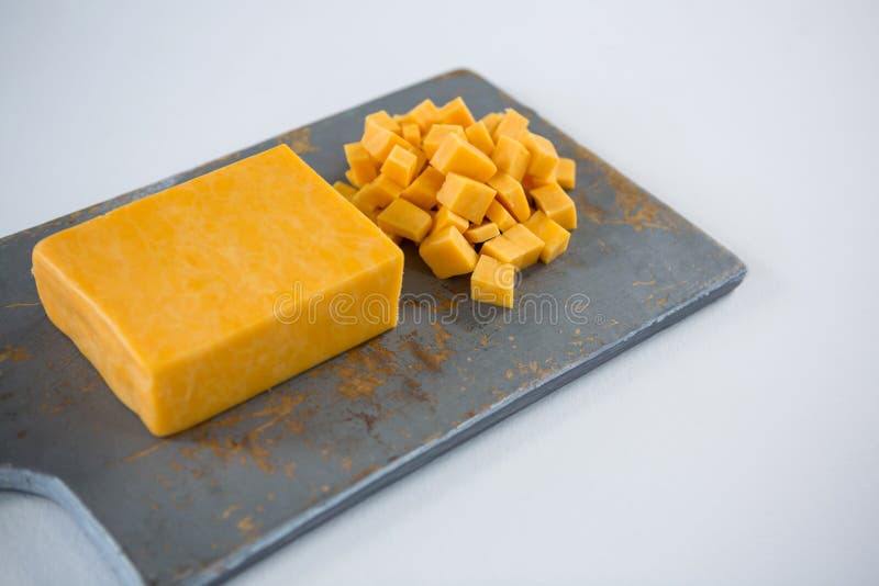Cubes of cheese stock photo. Image of product, gourmet - 16866156
