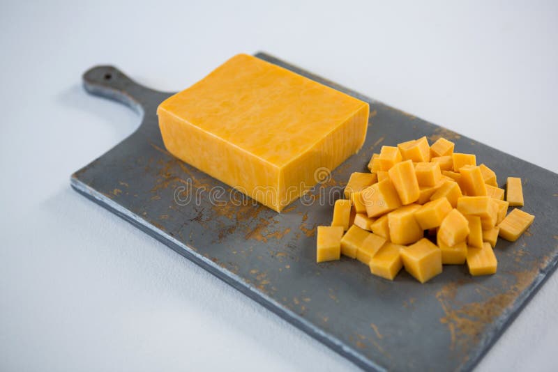 Cubes of cheese stock photo. Image of product, gourmet - 16866156
