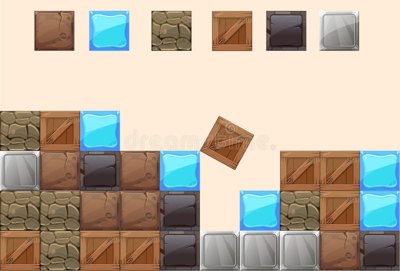 Block element stock vector. Illustration of metal, block - 55782377