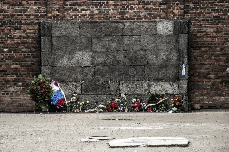 Block 10 Execution Wall Concentration Camp Auschwitz Birkenau KZ Poland ...