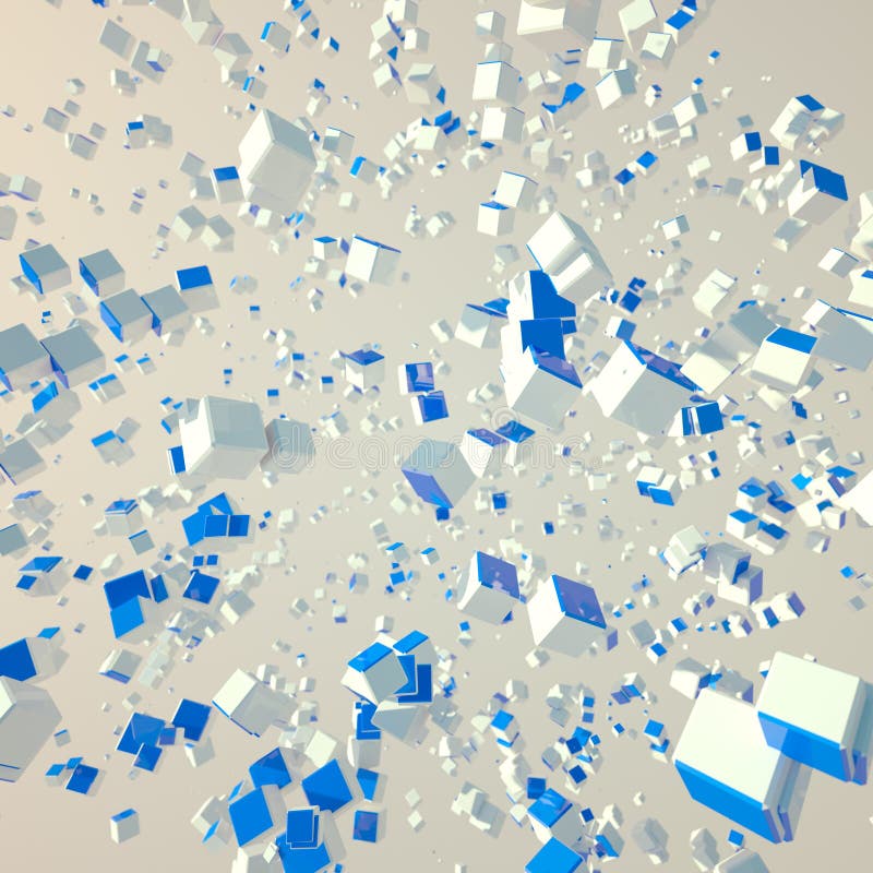 Block Explosion stock illustration. Illustration of confusion - 27337329