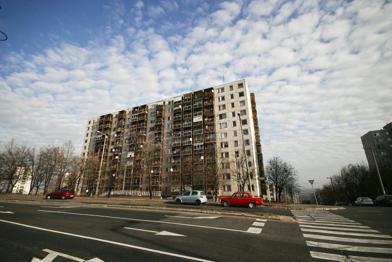 Block of Flat stock image. Image of residental, balcony - 3960183