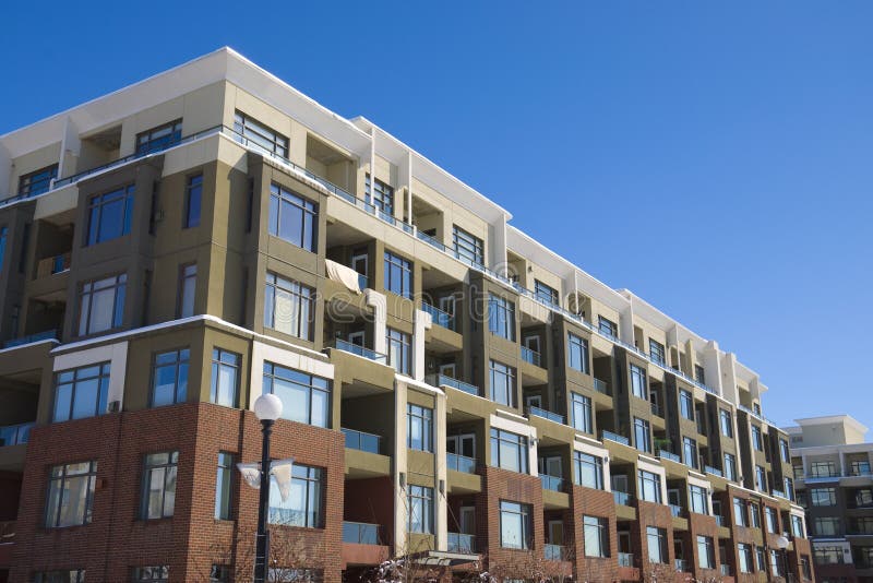 Block of Flats - Apartment Building Stock Image - Image of block ...