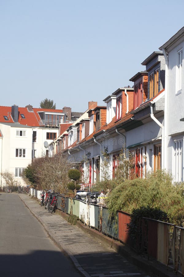 Block of Chimneys Against the Evening Blue Sky Stock Photo - Image of ...