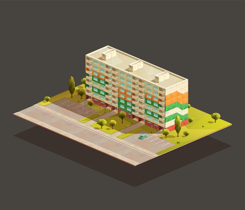 Cartoon Block Flats Stock Illustrations – 140 Cartoon Block Flats Stock ...