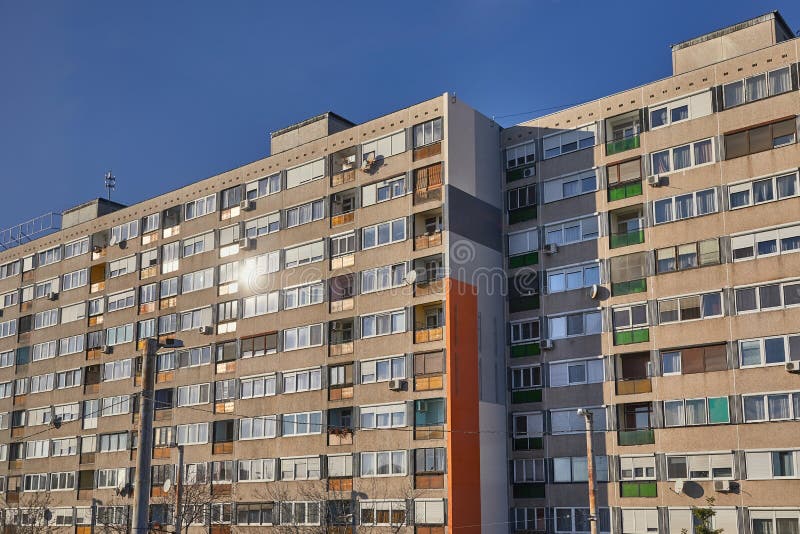 Block of Flats stock photo. Image of eastern, modern - 165496316