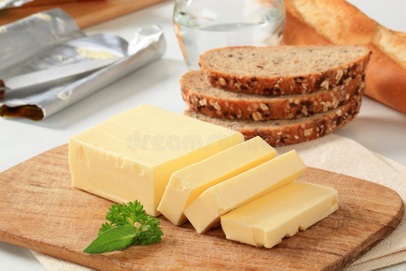 Fresh butter stock photo. Image of slices, food, butter - 19344666