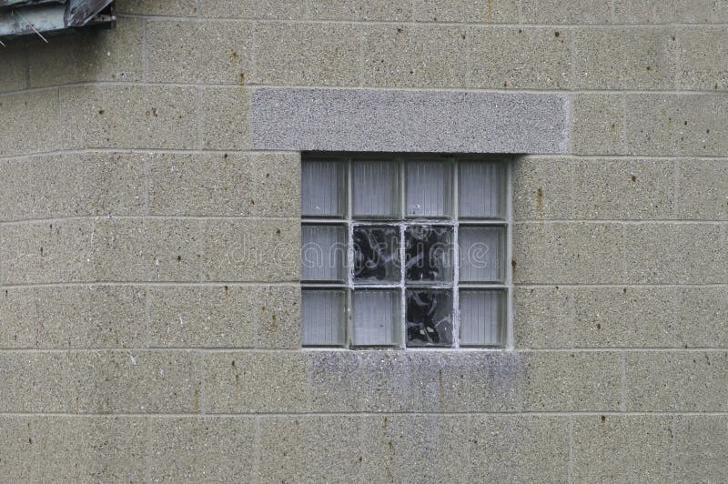 Block Glass Window stock photo. Image of window, wall - 36201804