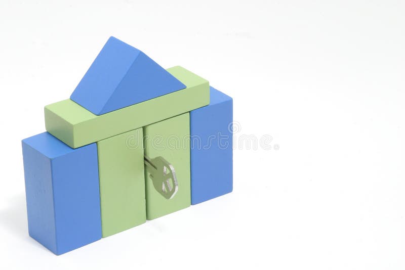 Block house key stock photo. Image of green, open, block - 2188204
