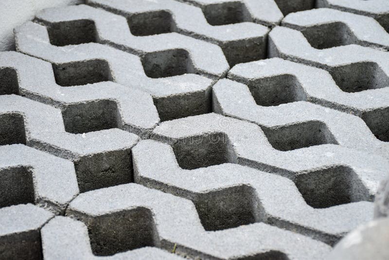 Block House s Floor stock image. Image of hole, concrete - 44360055