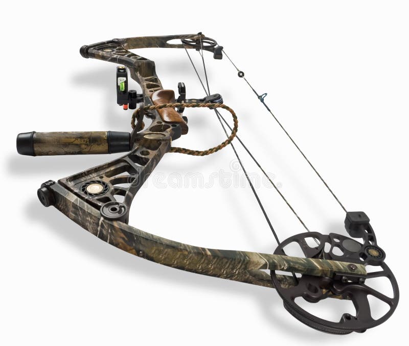 Block the hunting bow stock image. Image of subject, sight - 24147157