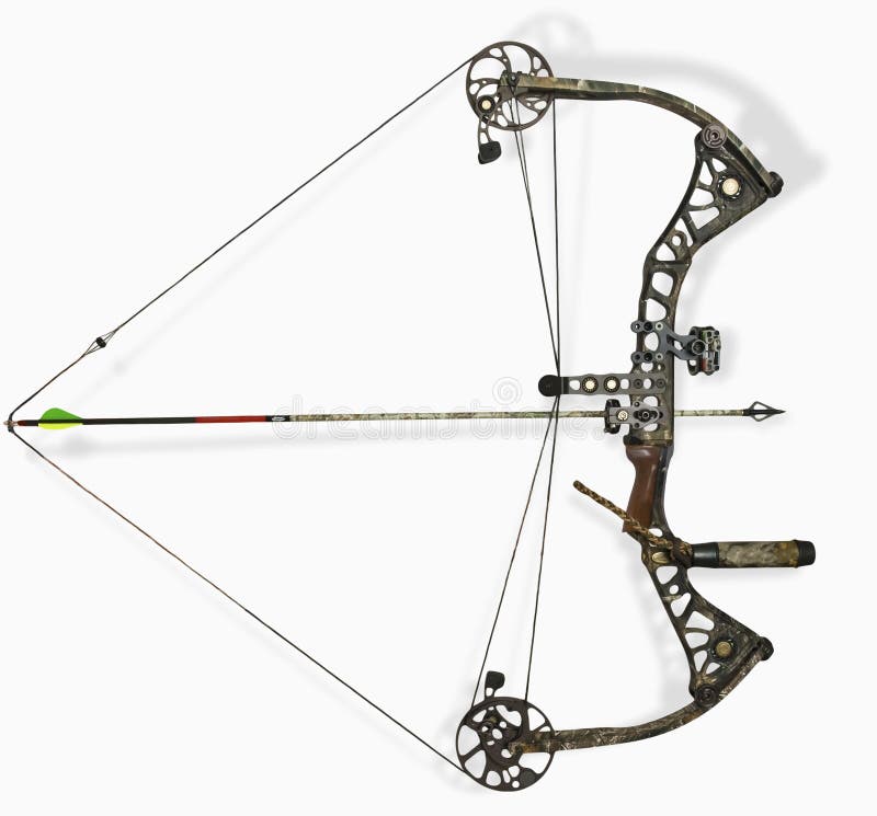 Block the hunting bow stock image. Image of crank, standard - 24147169