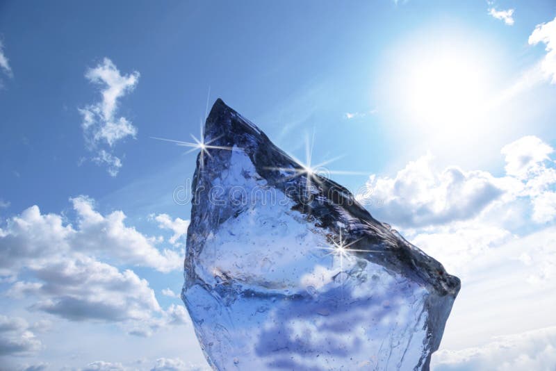 Block of ice stock photo. Image of beautiful, block, blue - 48677790