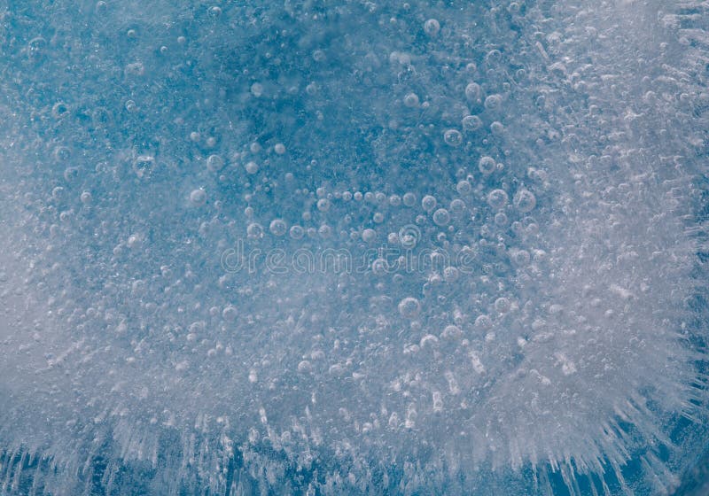 Block of Ice Texture with Small Round Air Bubbles Stock Photo - Image ...