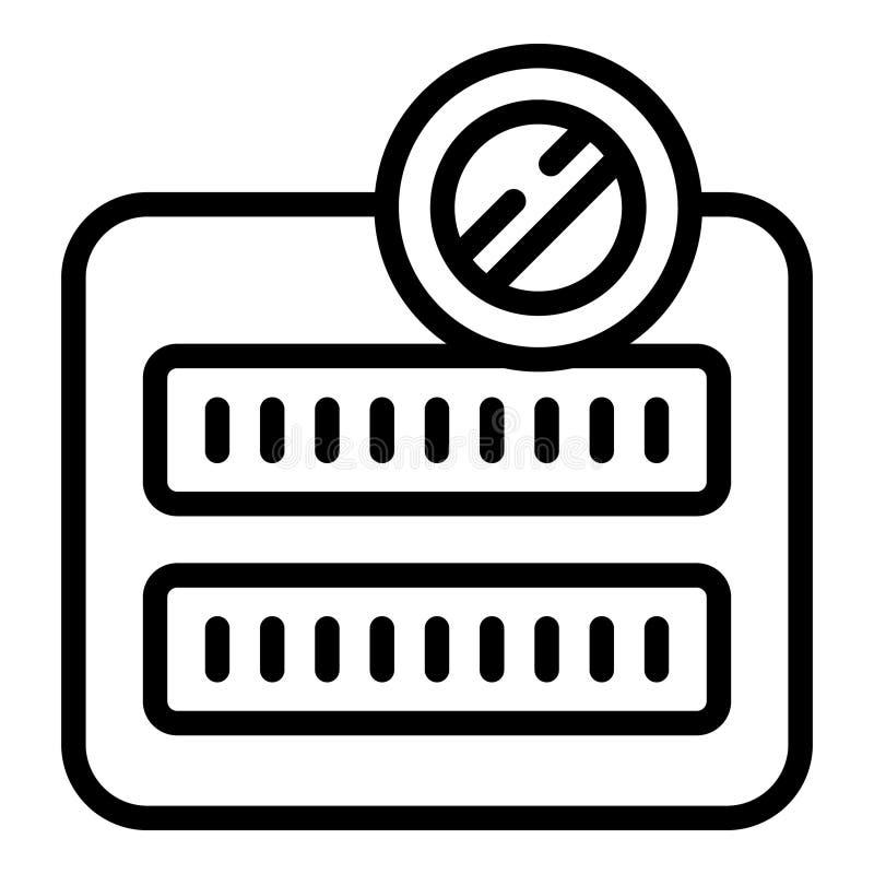 Block Icon Outline Vector. Internet Account Stock Vector - Illustration ... Block Icon Outline Vector. Internet Account Stock Vector - Illustration ...