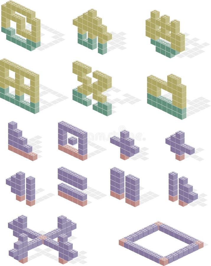 Block icons stock vector. Illustration of square, squares - 1710917