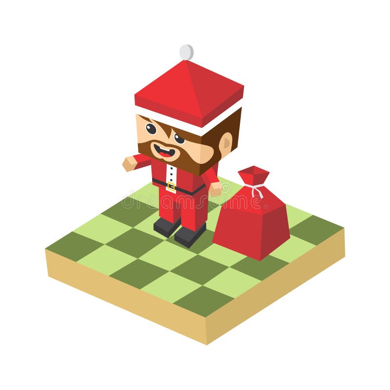 Block Isometric Cartoon Character Stock Illustrations – 844 Block ...
