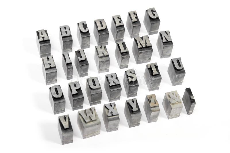 Block letters stock image. Image of literature, press - 4160551