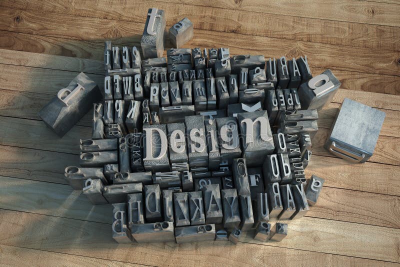 Printer Alphabet Wood Block Stock Illustrations – 7 Printer Alphabet ...