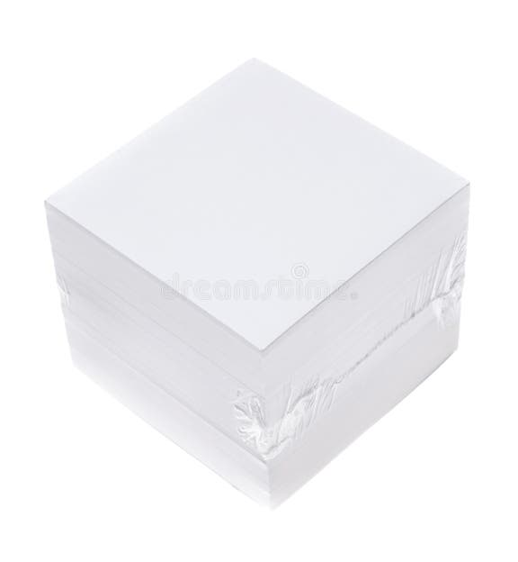 Block of note paper stock photo. Image of information - 64922004