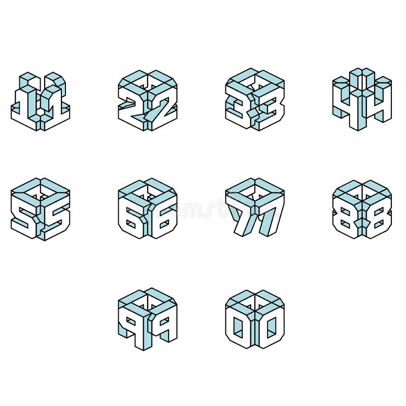 Block Numbers stock illustration. Illustration of grid - 16491683